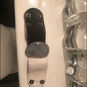 unknown | Jewelry | Nwb Cuff With Magical Stone Crystal Pony Hair ...